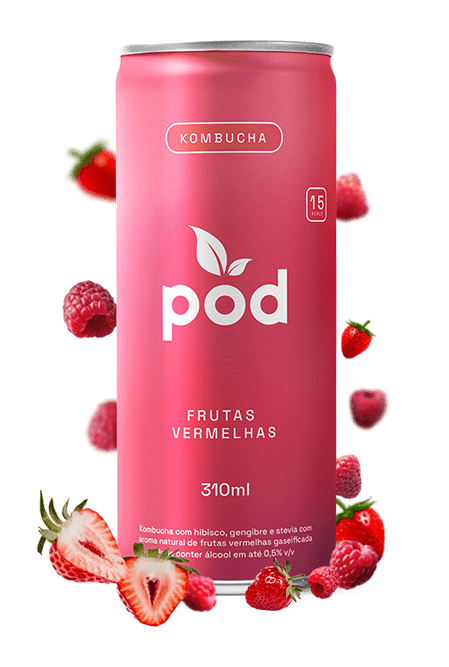 Kit de Kombuchas Pod 310ml Probiótico Natural Saudável – Pod Kombucha